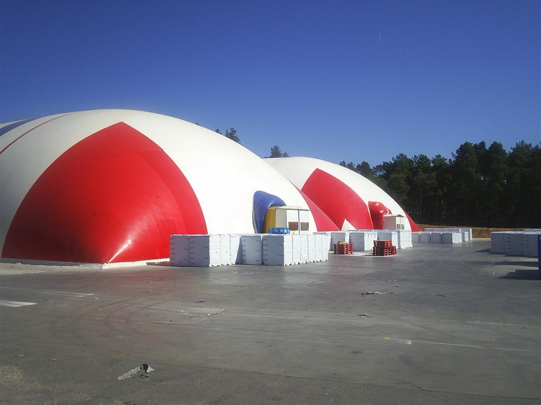 inflatable pavilion for storage - Pistelli Portugal - Rental and sale ...