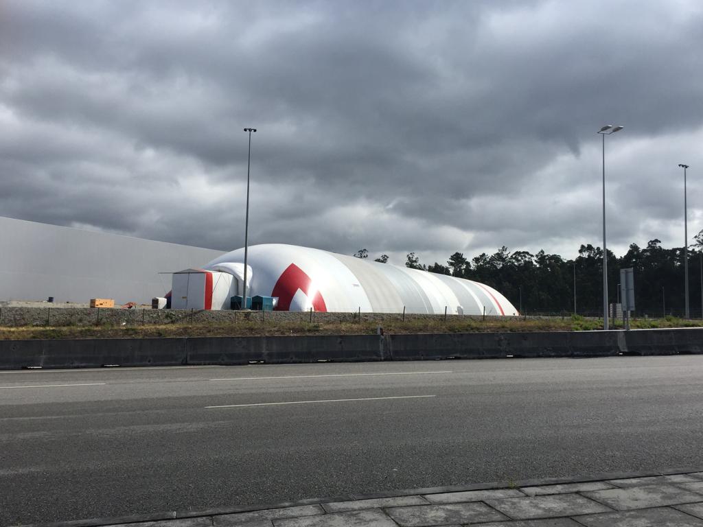 inflatable pavilion for storage - Pistelli Portugal - Rental and sale ...